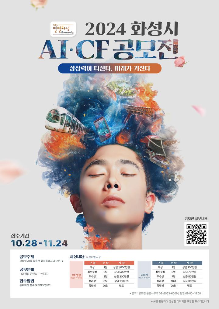 2024 화성시 AI CF 공모전 _별별화성 Awards_ 안내 :: 공지사항 :: 화원초등학교